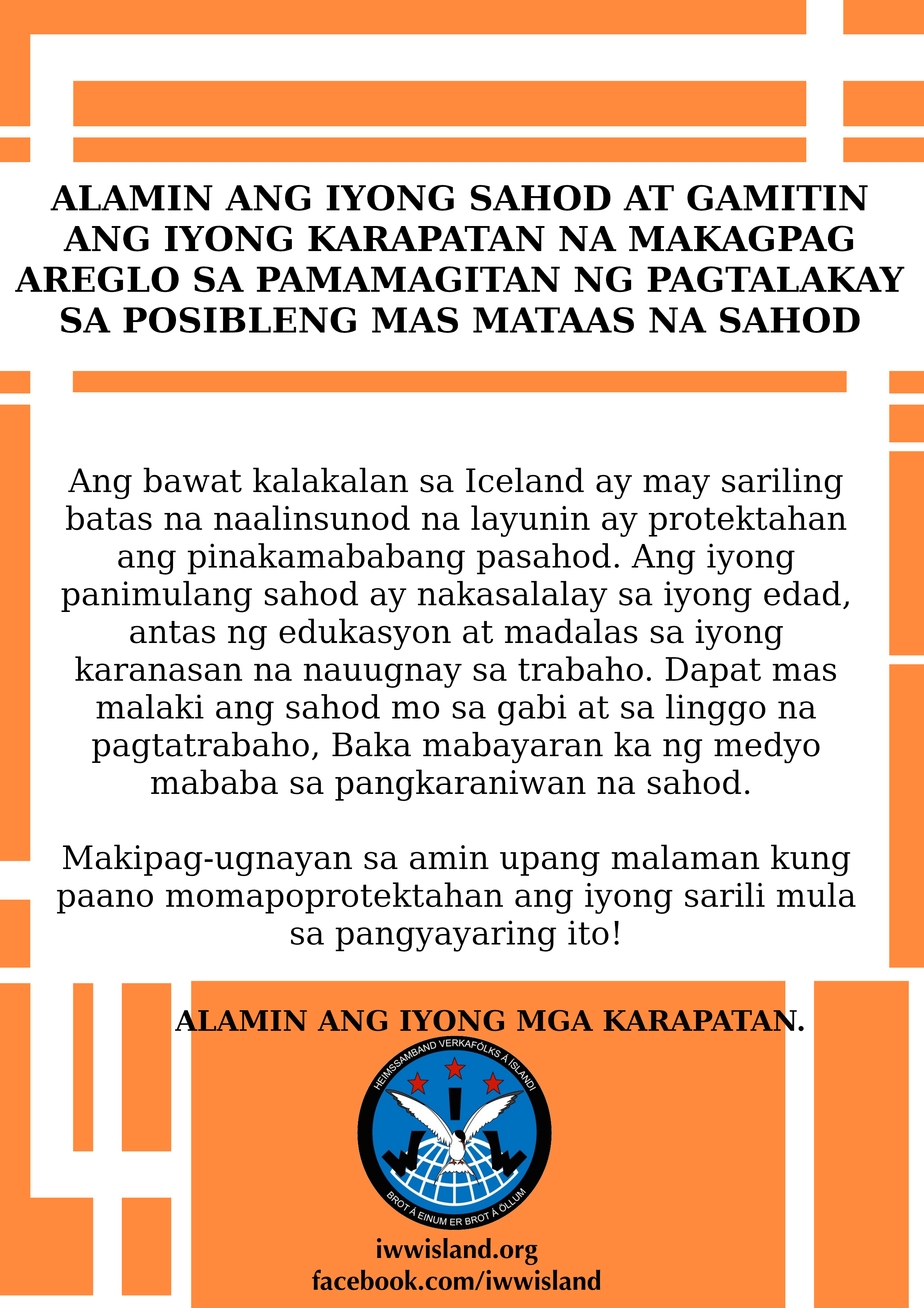 ALAMIN ANG IYONG MGA KARAPATAN! – IWW Ísland